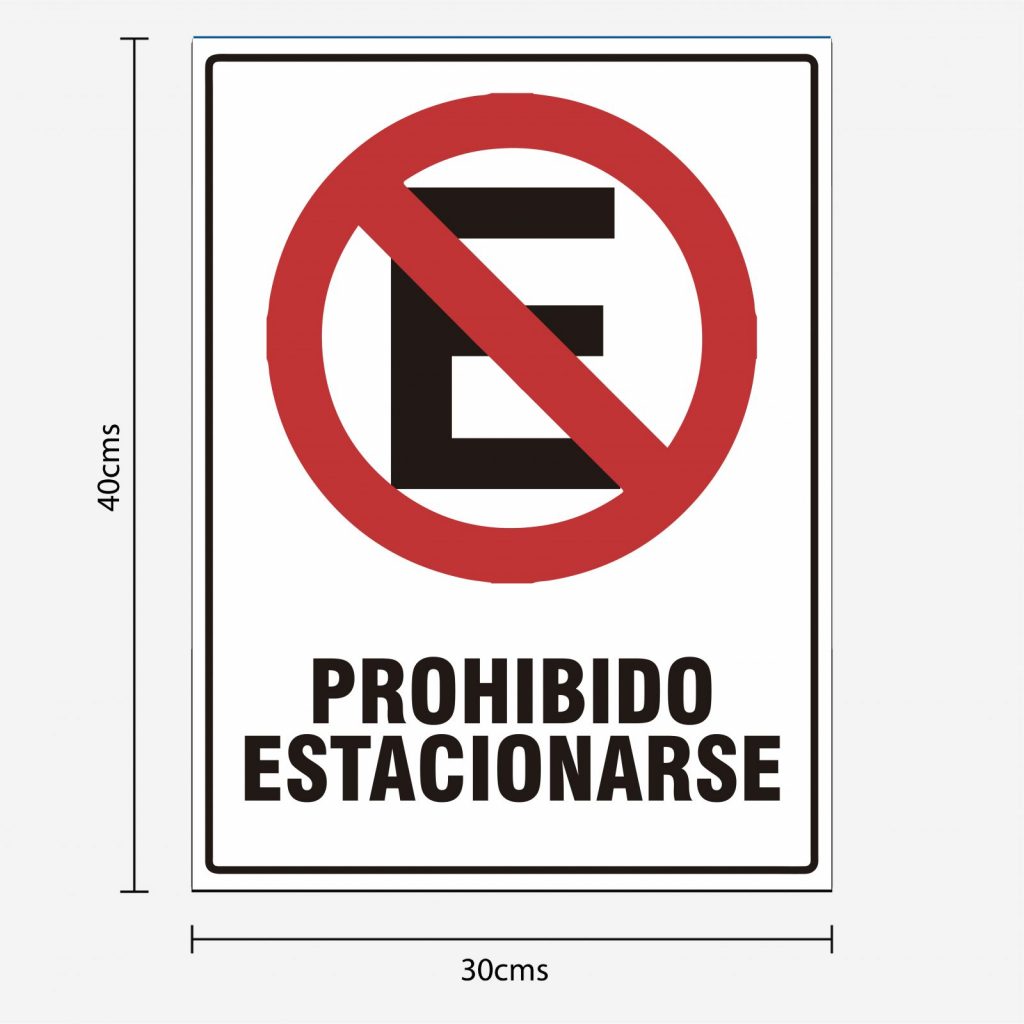 Catálogo de Señales prohibitivas (blancas) - Franco Graphics